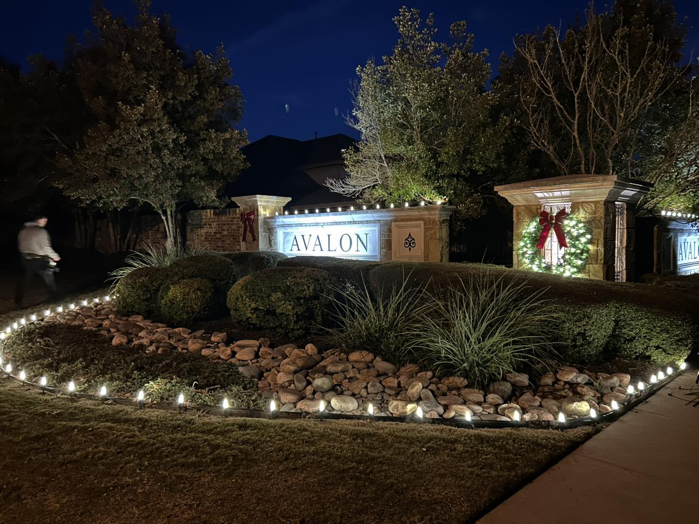 Avalon Neighborhood Lights | Christmas Eave Lighting